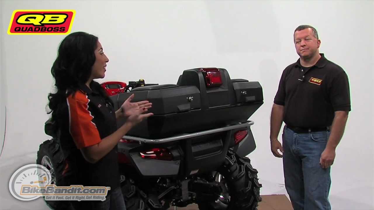 Quadboss Traveler ATV Trunk on BikeBandit.com - YouTube