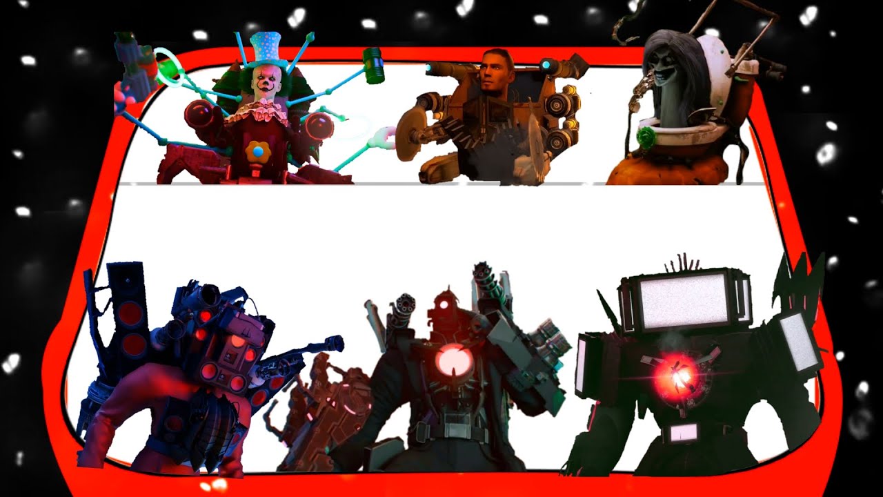 Merge Monster Skibidi: Skibidi Jocker Skibidi Soldier Skibidi Vampire ...
