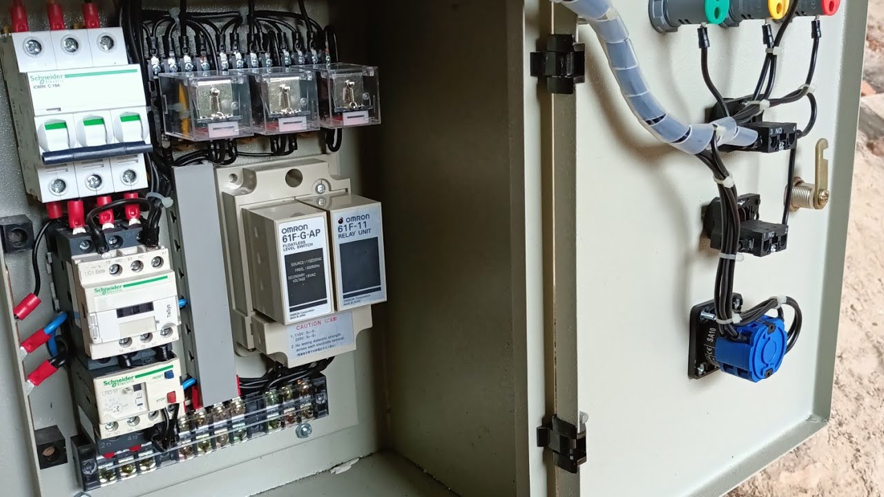 Panel pompa submersible 3 phase 1,5Hp - YouTube