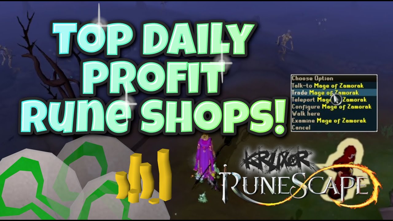 Runescape 3 Top Shops Ranked for Daily Profits #runescape3 #dailys ...