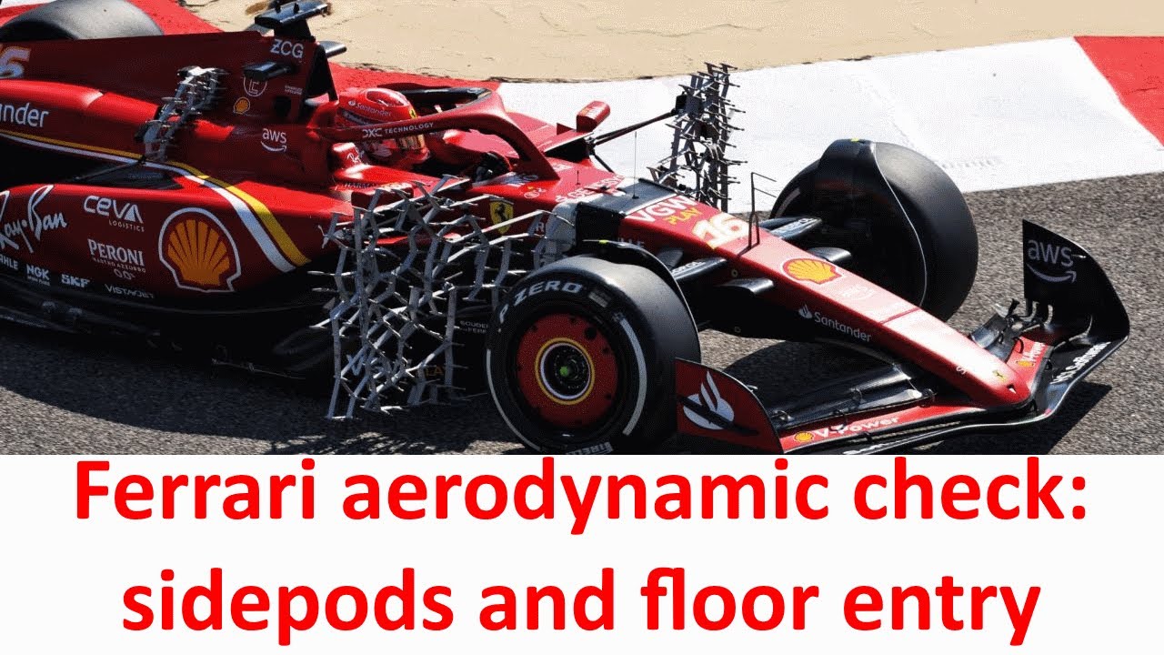 Ferrari to test SF-24 aerodynamic level with aero rakes amid sidepods ...