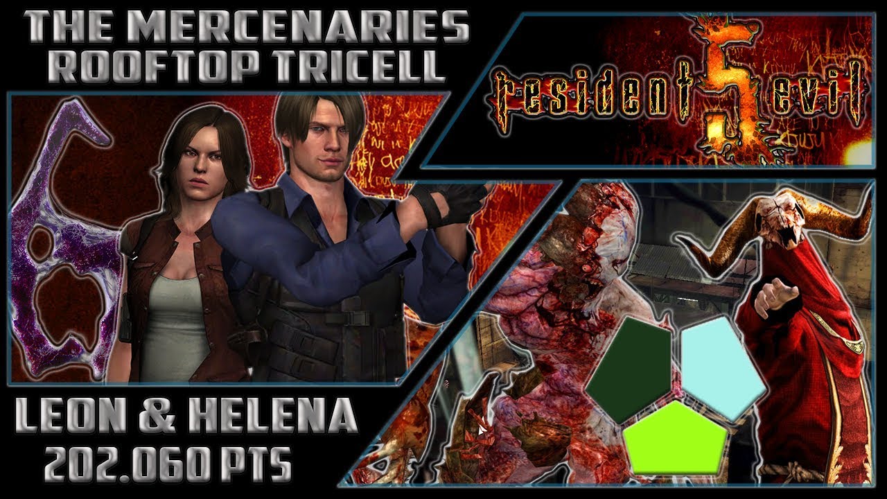 Resident Evil 5 The Mercenaries - Leon & Helena (China Version) RoofTop ...