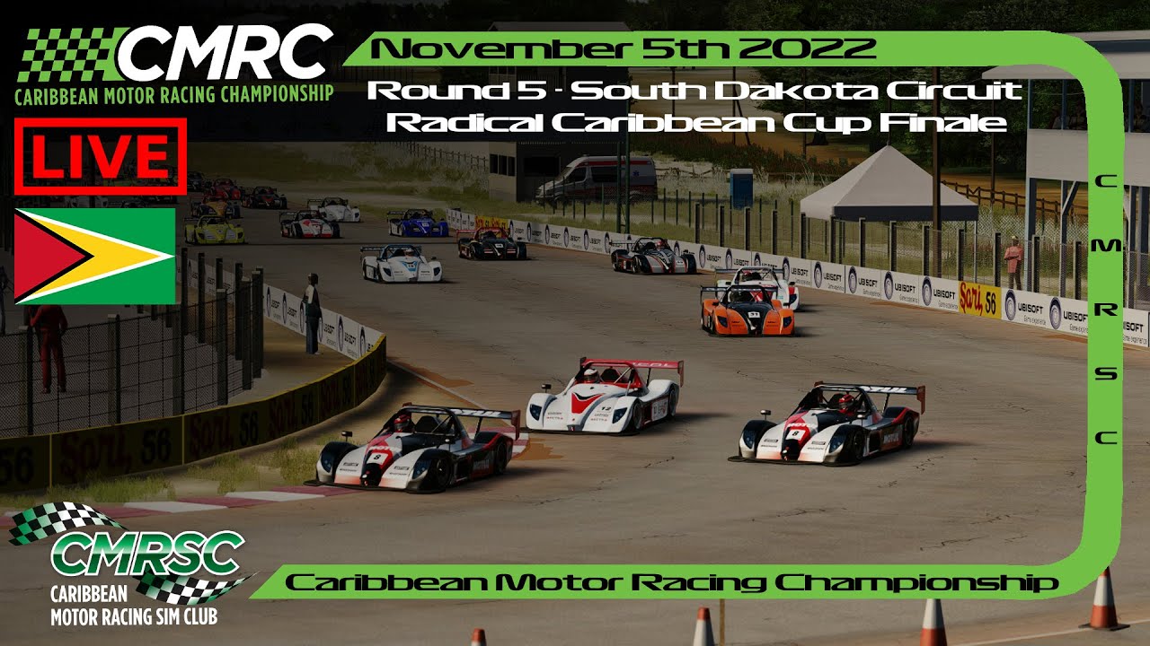 Live l Round 5 l South Dakota Circuit FIA Layout l Caribbean Motor ...