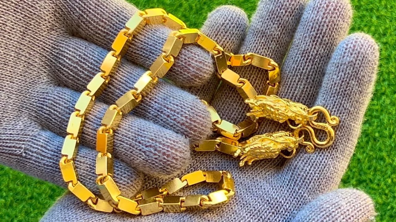 Solid 999.9 (24K) Gold Dragon Chain - YouTube