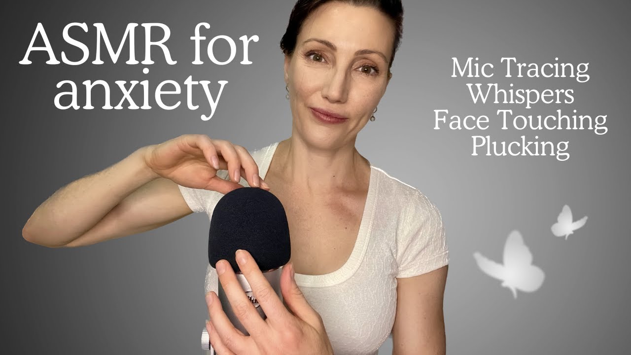 Gentle ASMR for Sleep and Anxiety 😌 Whispers | Mic Tracing | Face ...