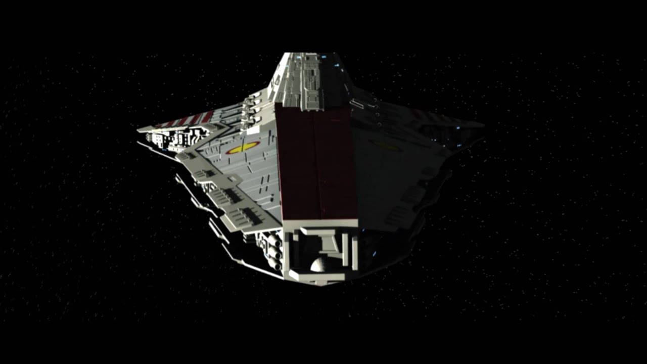 Star Wars Space Battle 3D animation part 1 - YouTube