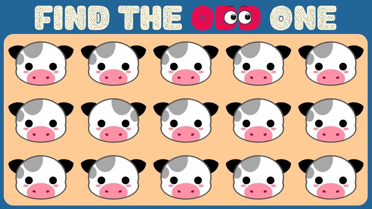20 Spot the Odd One Challenges! Test Your Focus and Speed! - YouTube