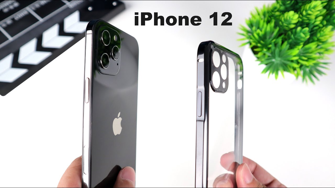 Hands on iPhone 12 Pro Max Model & Case in iPhone 12 Style - YouTube