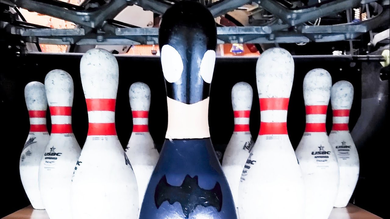 Batman Bowling Pin (Custom) - YouTube