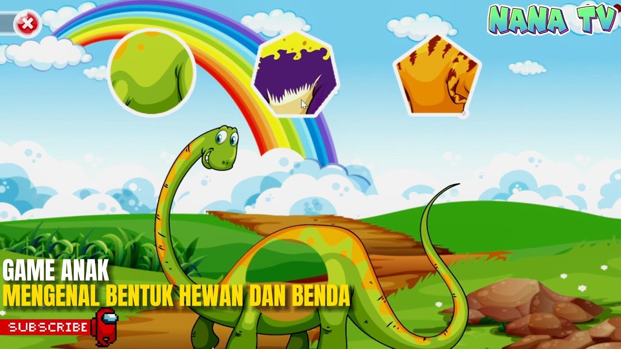 GAME ANAK PAUD MENGENAL HEWAN DAN MAINAN - YouTube