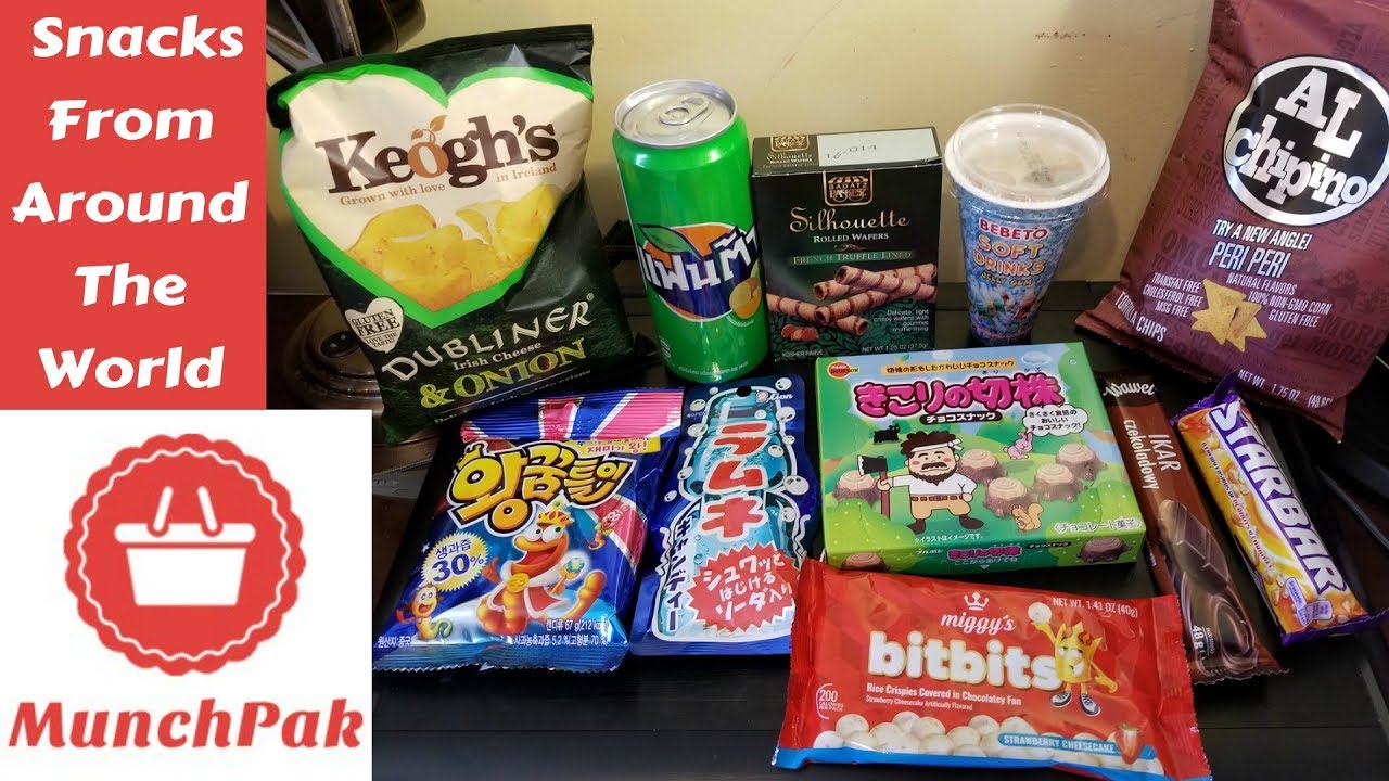 MunchPak - Snacks from Around the World - YouTube