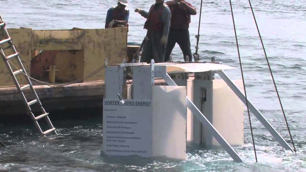 Vortex Hydro Energy - Open Water Test 2010 - YouTube