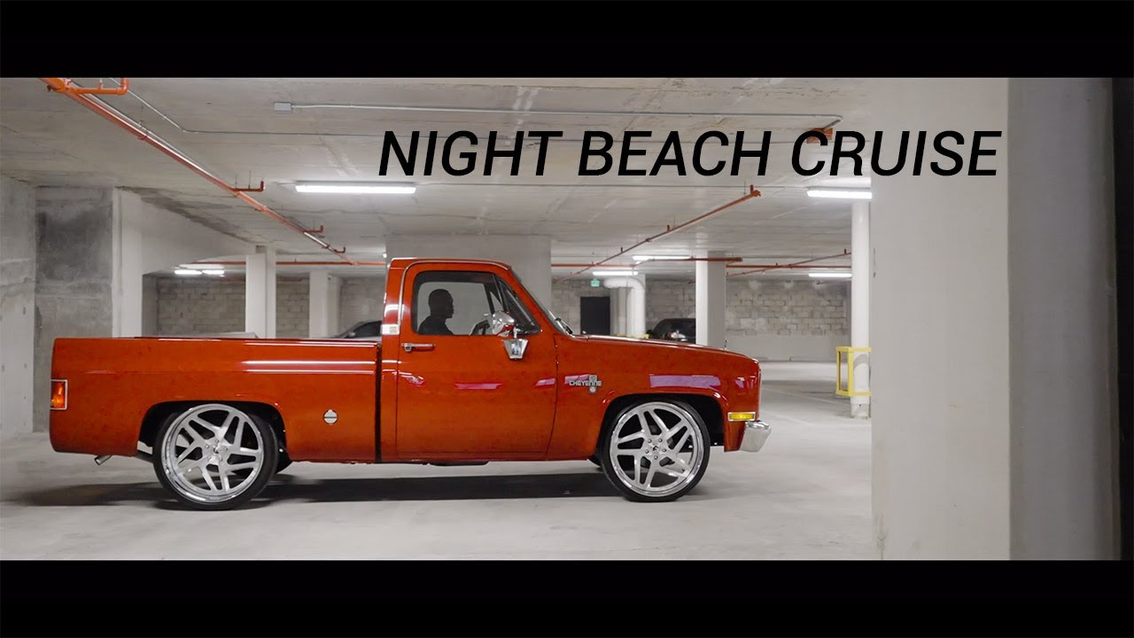 Night Beach Cruise | Chevy C10 (4K) - YouTube