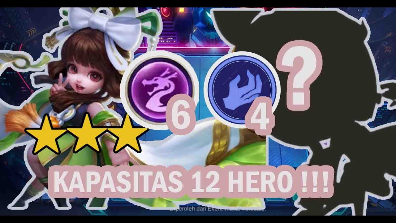 PAKAI COMMANDER INI KAPASITAS HERO ADA 12 ?? | MAGIC CHESS INDONESIA ...