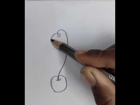 one line drawing idea| If you like this video subscribe our channel ️ ...