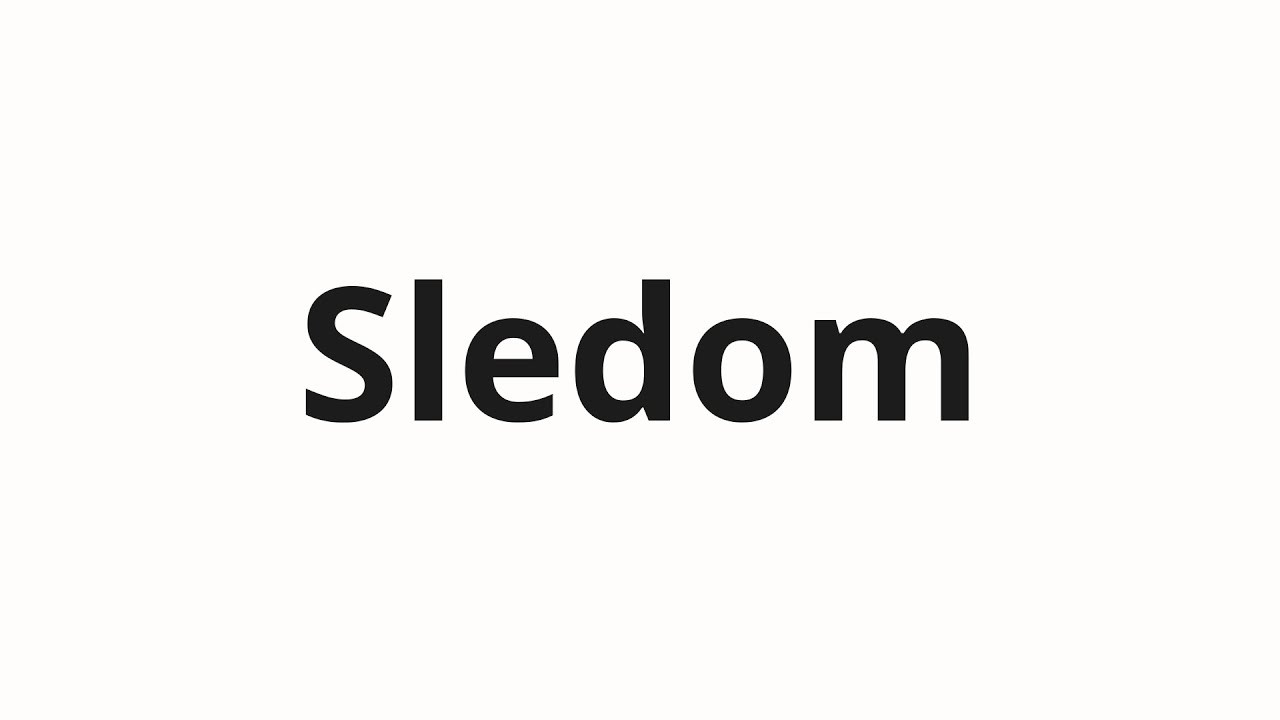 How to pronounce Sledom | Следом (Following in Russian) - YouTube