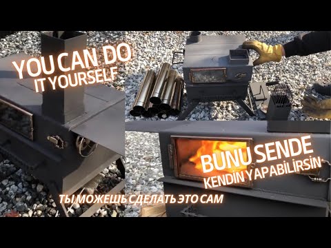 KAMP SOBASI YAPIMI | KENDİN YAP KAMP SOBASI