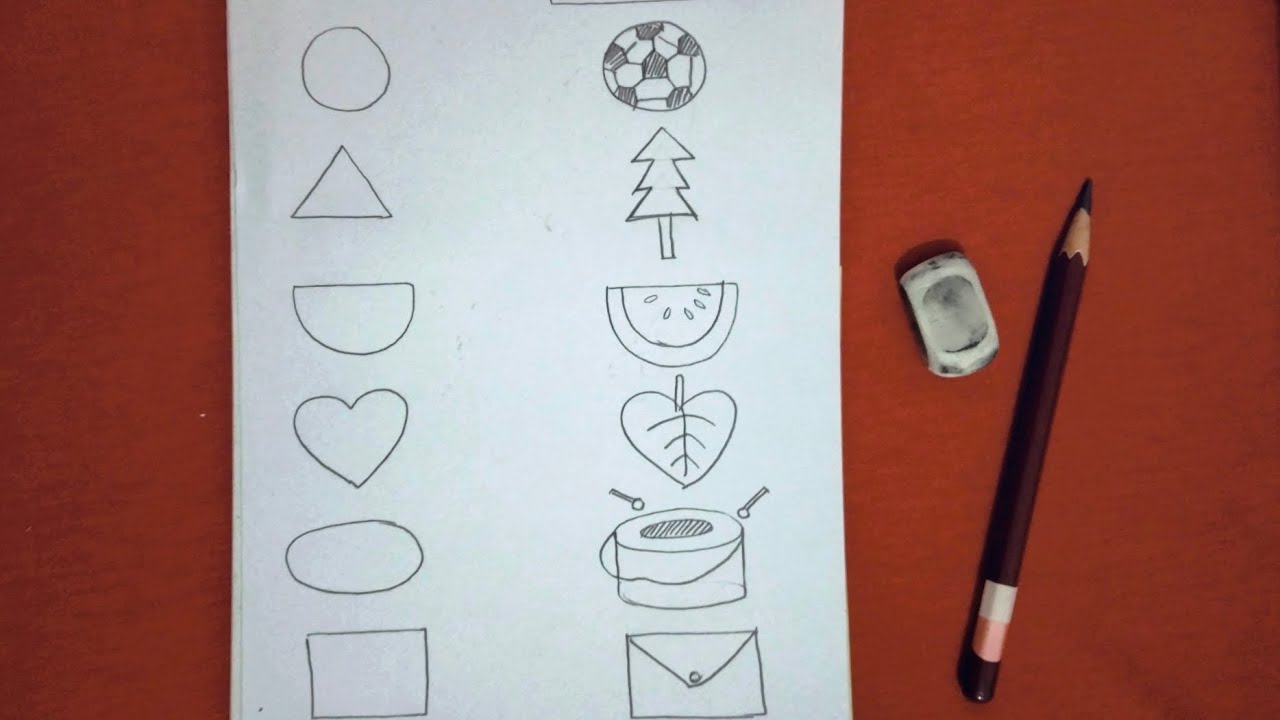 Basic shapes drawing | step by step | Littleguy - YouTube