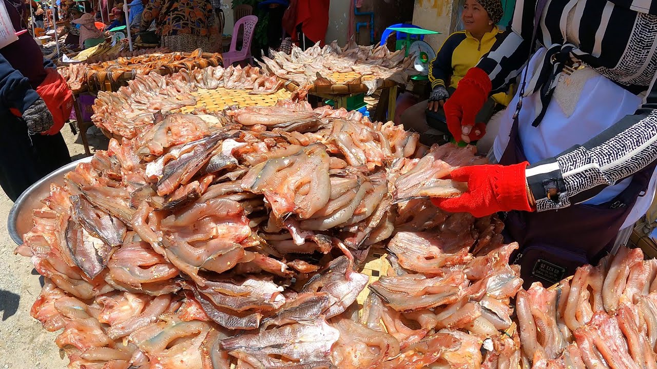 The Largest Wholesale Dried Fish Market in Phnom Penh City, Phnom Penh ...