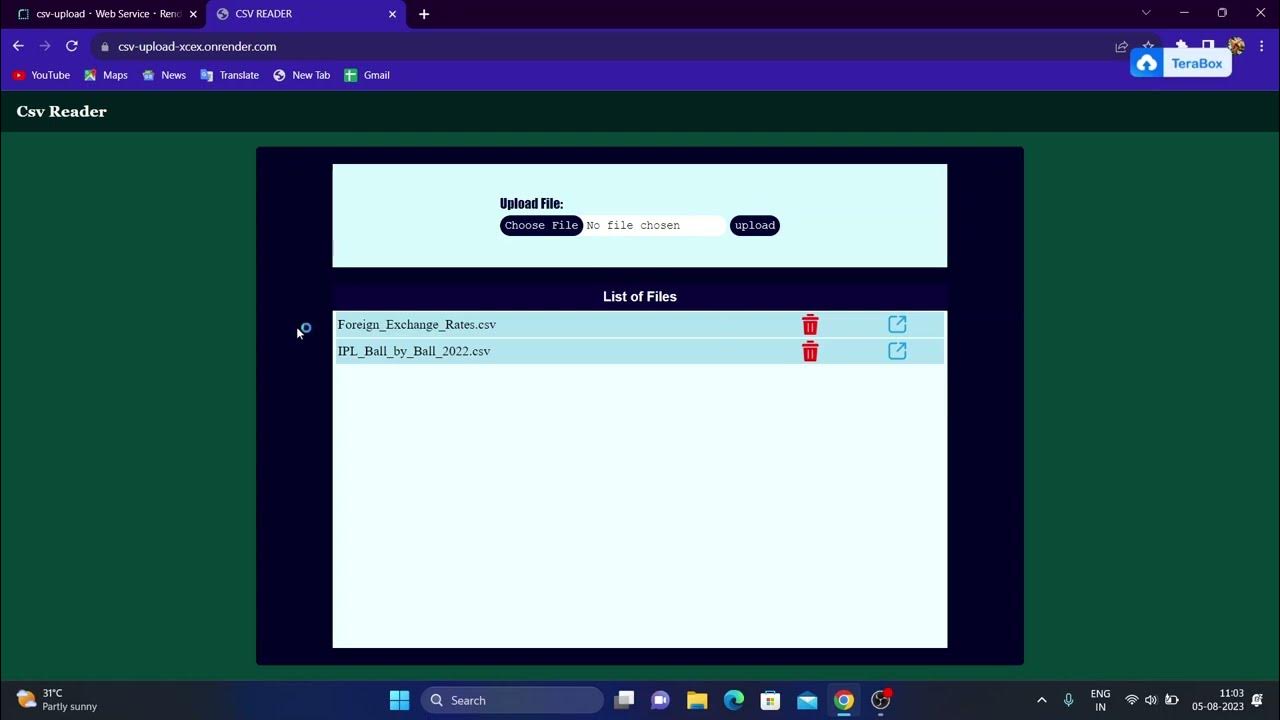 Csv Upload Coding Ninja Backed Skill Test Youtube