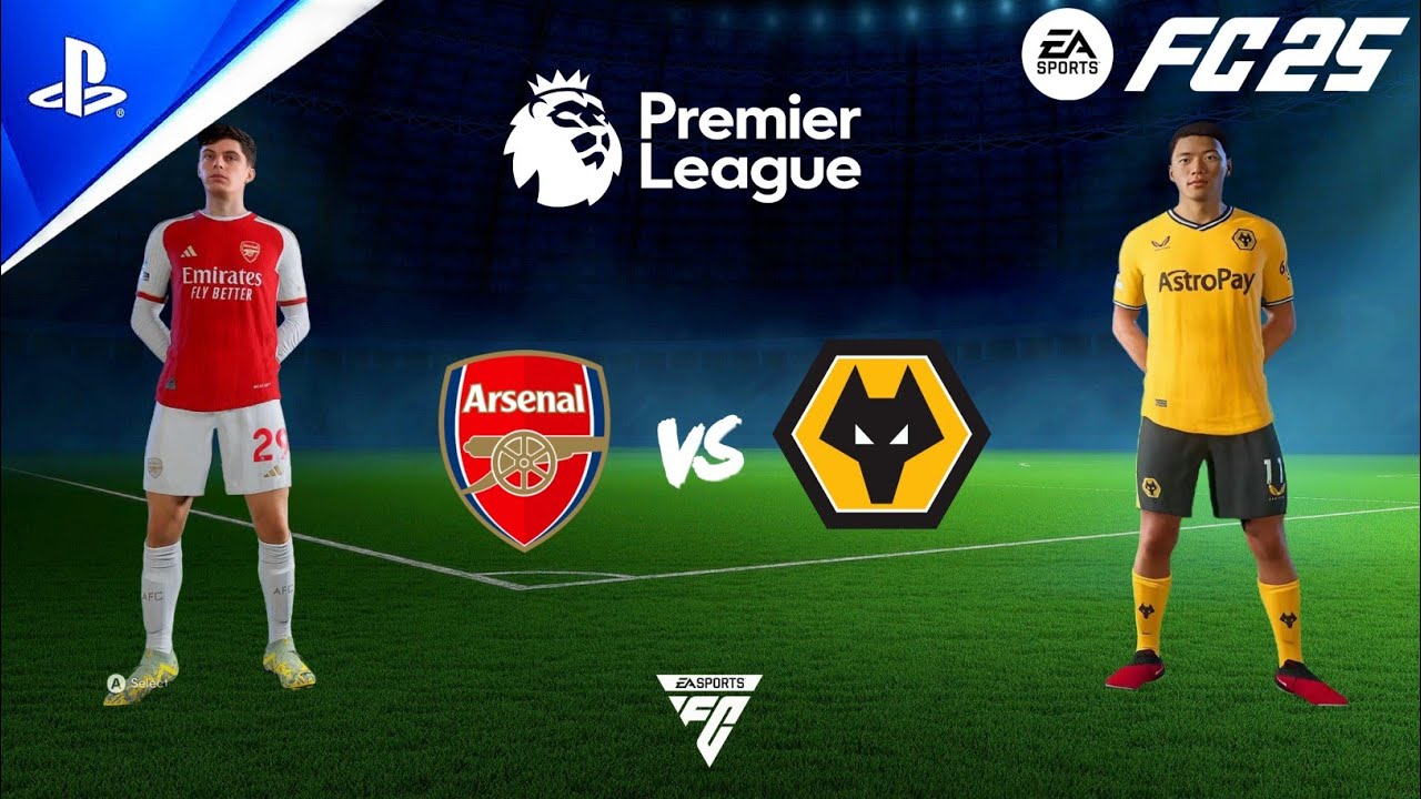 FC 25 - Arsenal vs Wolves | Premier League 24/25 Full Match | PS5 ...