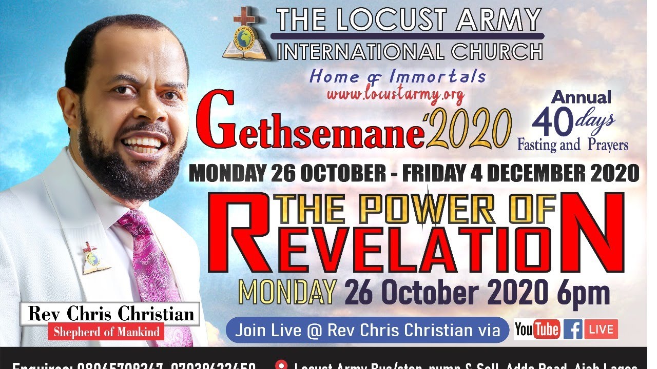 THE POWER OF REVELATION. Live Service With REV CHRIS CHRISTIAN - YouTube