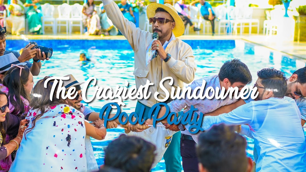 Sundowner & Pool Party Hosted by Popular Anchor Ankit Shaw | India’s ...