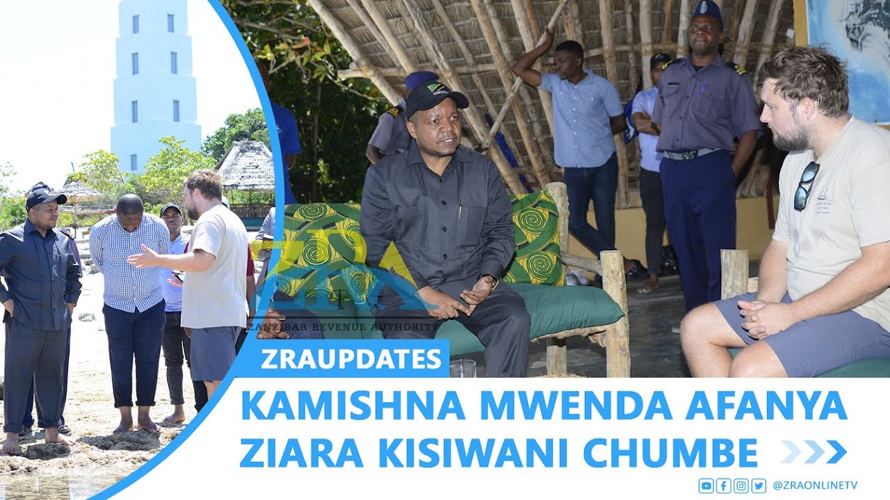 Kamishna Mwenda Agonga Hodi Kisiwani Chumbe - YouTube