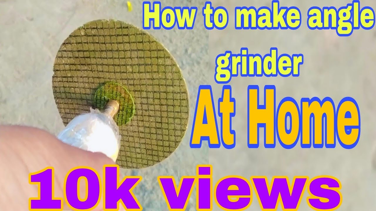 How to make angle grinder at Home। how to make grinder machine at home ...