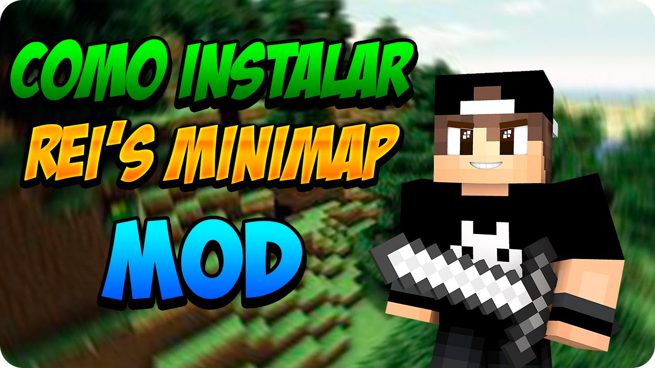 MINECRAFT TUTORIAL : COMO INSTALAR REI'S MINIMAP MOD 1.8 - YouTube