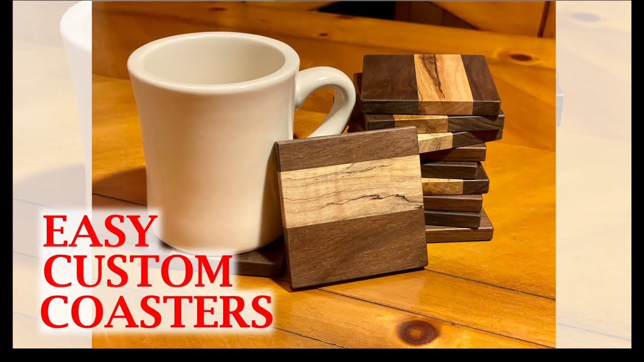 Hand Made Coasters in One Evening | Perfect Gift - YouTube