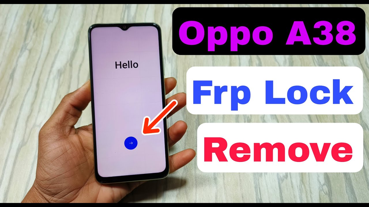 oppo a38 frp unlock without pc | oppo a38 frp lock kaise tode | oppo ...