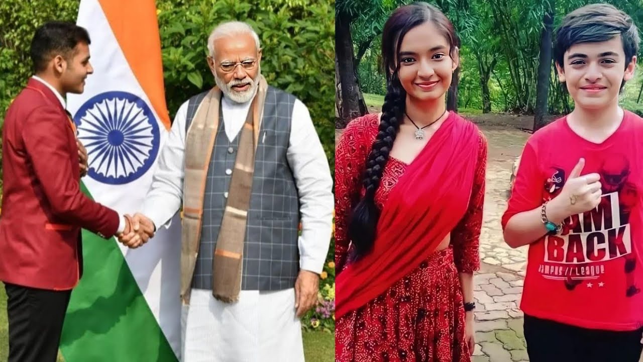 baalveer Modi ji Anushka Sen vivan 🤩😍#vivaan #viral #baalveer #reels # ...
