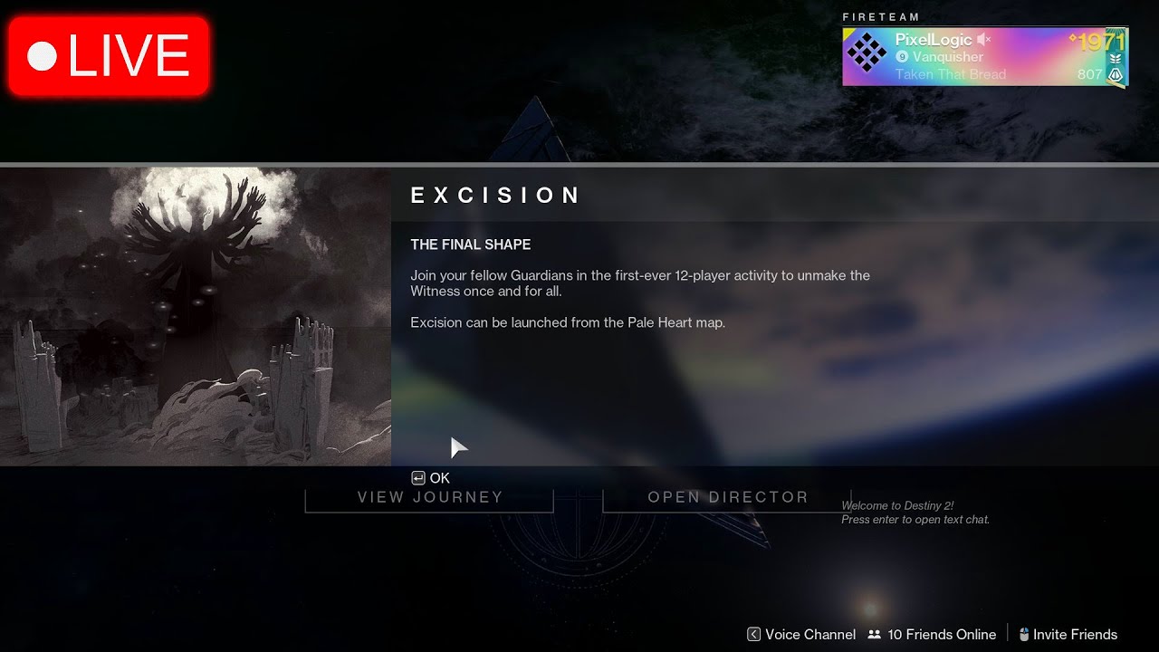 Excision NEW 12 MAN Final Campaign Activity! (Destiny 2 Final Shape ...