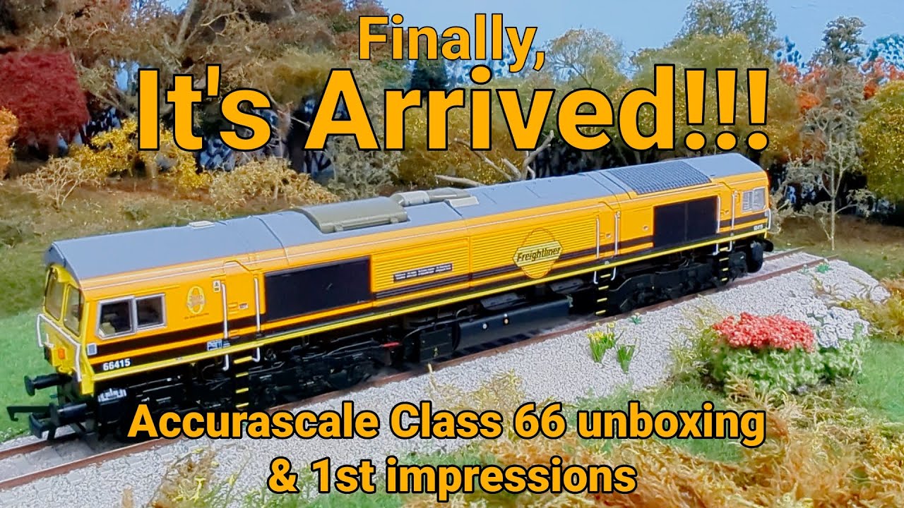 Accurascale class 66 unboxing and 1st Impressions | Building a OO gauge ...