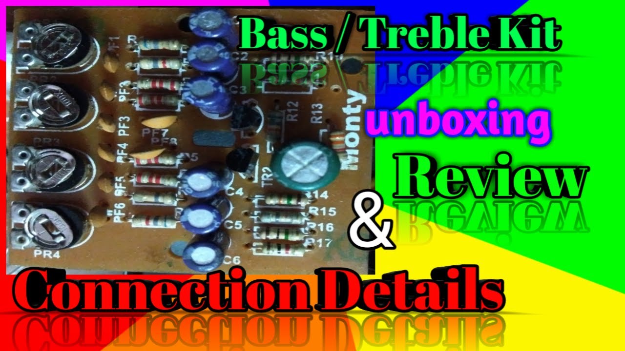 how to connect extra bass treble board - YouTube