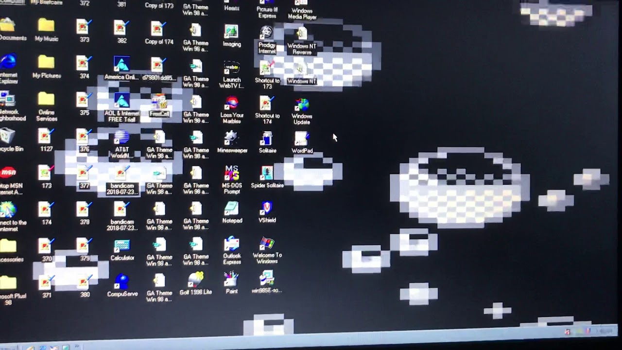 Windows 98 Custom Theme: Bubbles - YouTube