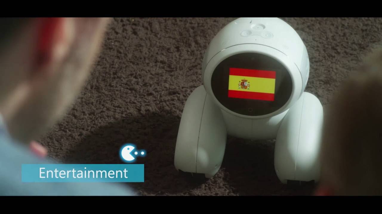 Smart Home Robot 'i-JINi' - YouTube