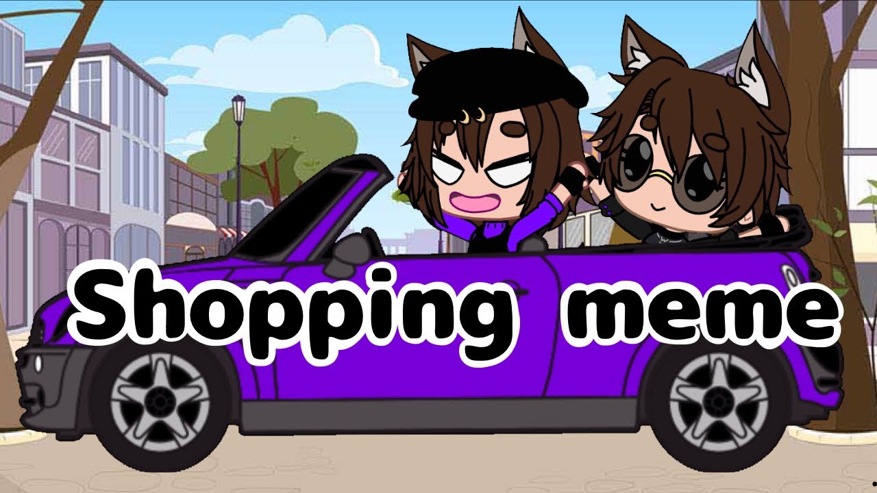 Shopping meme | kini draws - YouTube