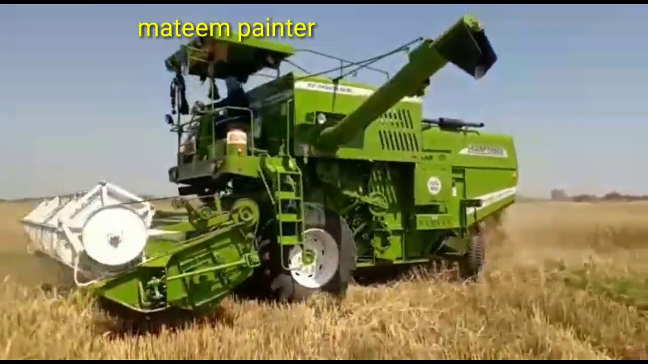 गेहूं काटने की मशीन, Combine Harvester 2020 up, gehu katne ki machine ...