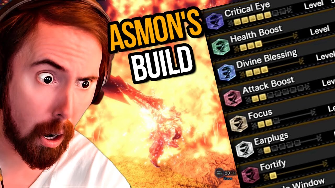 I Tried Asmongold's Build In Monster Hunter World - YouTube