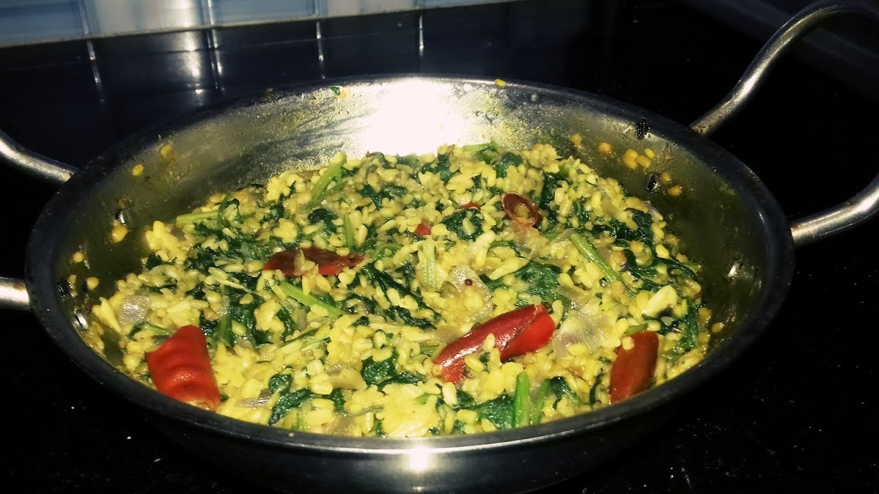 how to make spinach / SPINACH FRY / PALAK FRY / BEST RECIPE EVER / GUN ...