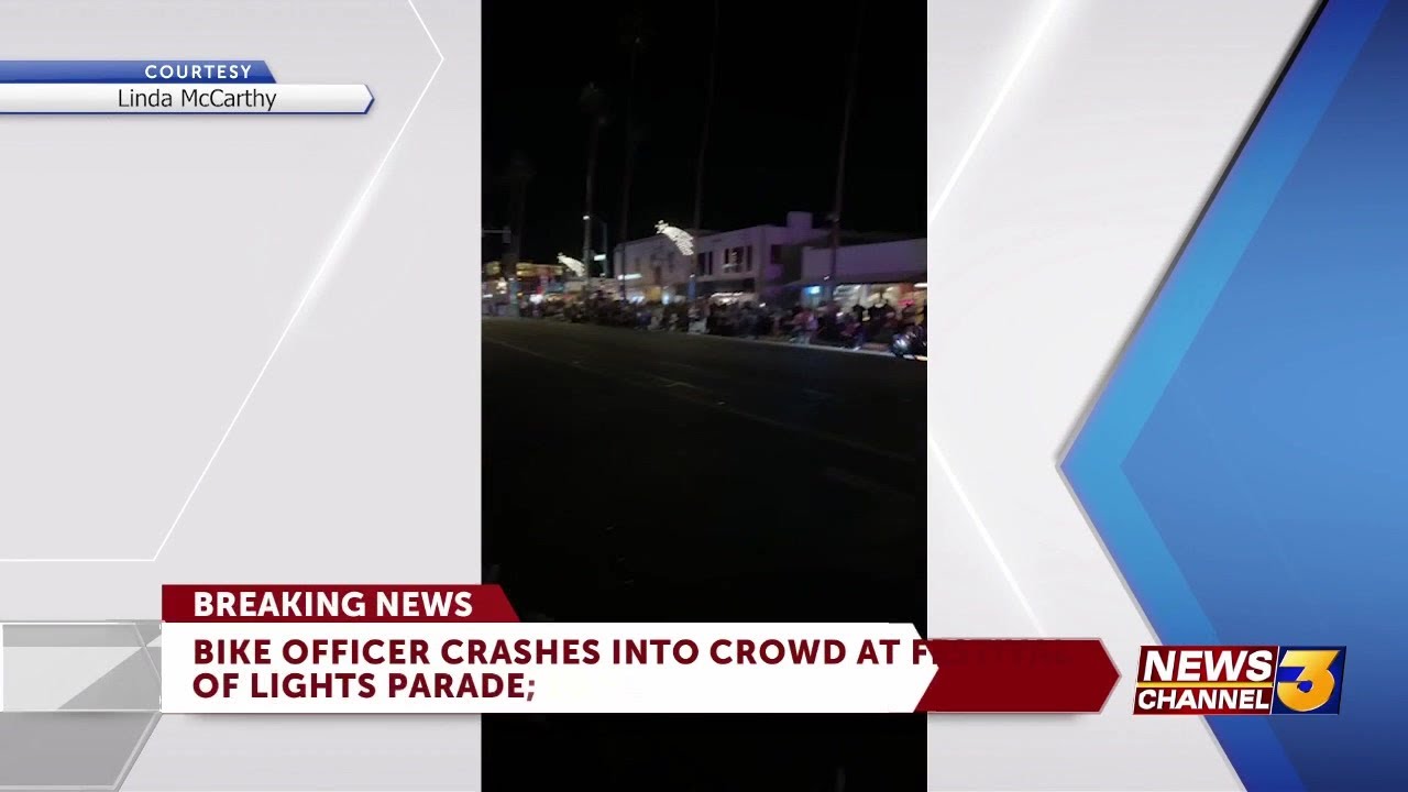 Palm Springs Police Chief Andy Mills discusses police motorcycle crash ...