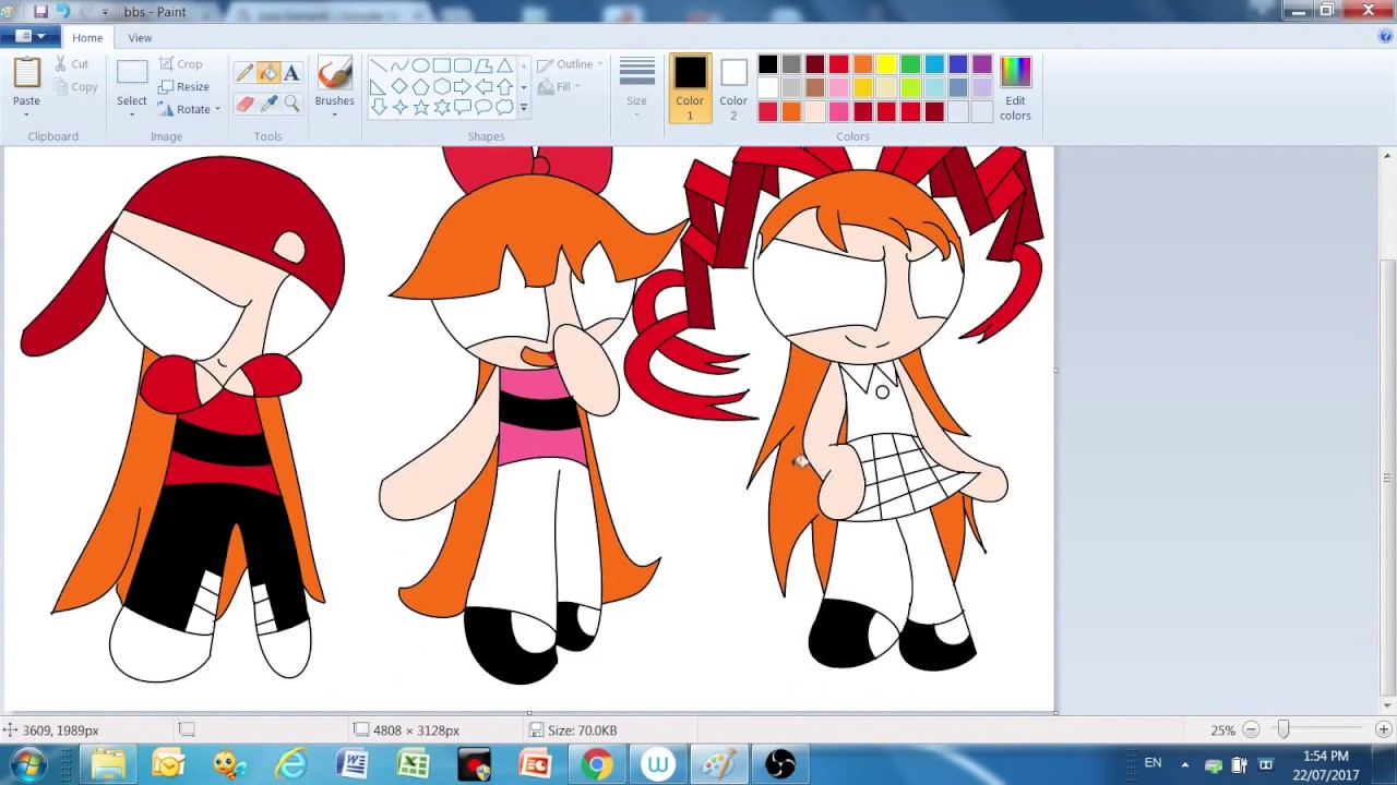 The red team || ppg speedpaint - YouTube