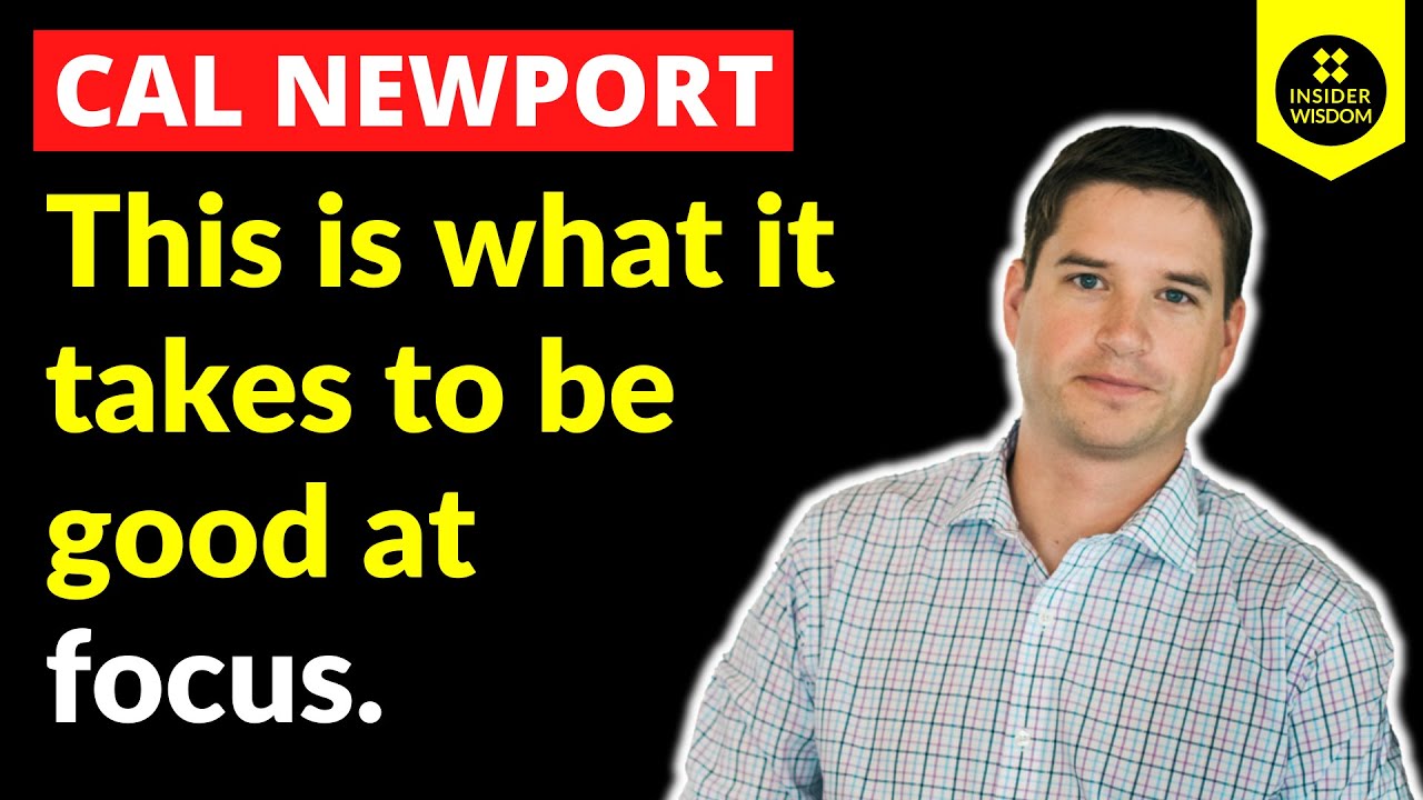 Cal Newport: This is what it takes to be good at focus. #shorts - YouTube