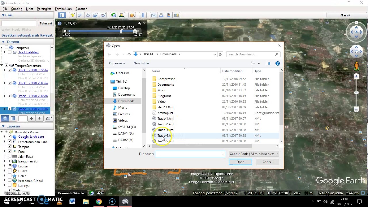 Tutorial memasukan hasil tracks dan waypoints dari GPS Essentials ke ...