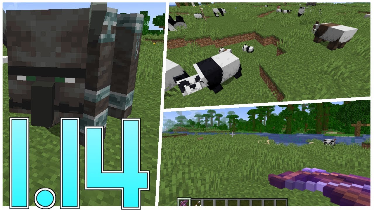 KRUISBOOG, PANDA'S, PLUNDERAARS en nog VEEL MEER - Minecraft 1.14 ...