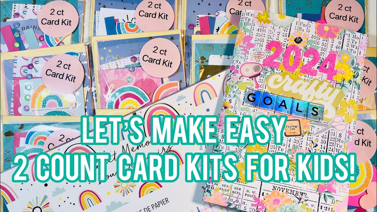 #CraftyGoals2024 Smash Your 12x12 Pads! Let’s Make 2 Count Card Kits ...