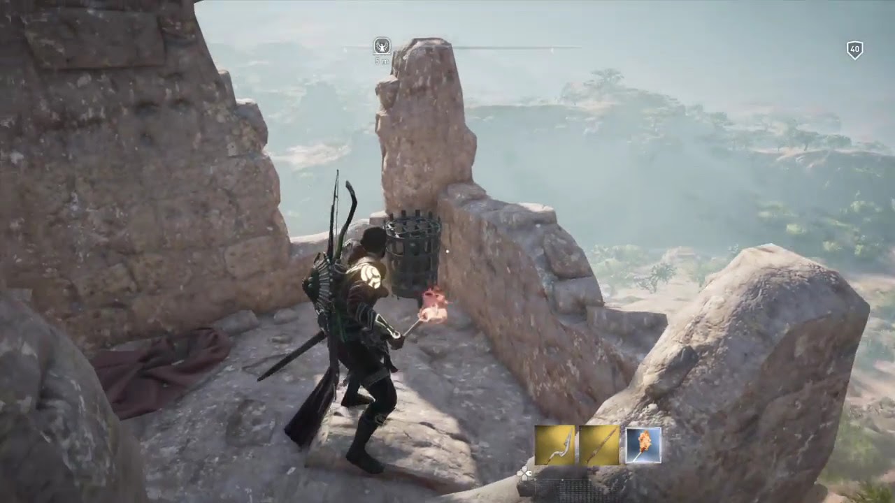 Assassin's Creed® Origins Torch throw . - YouTube
