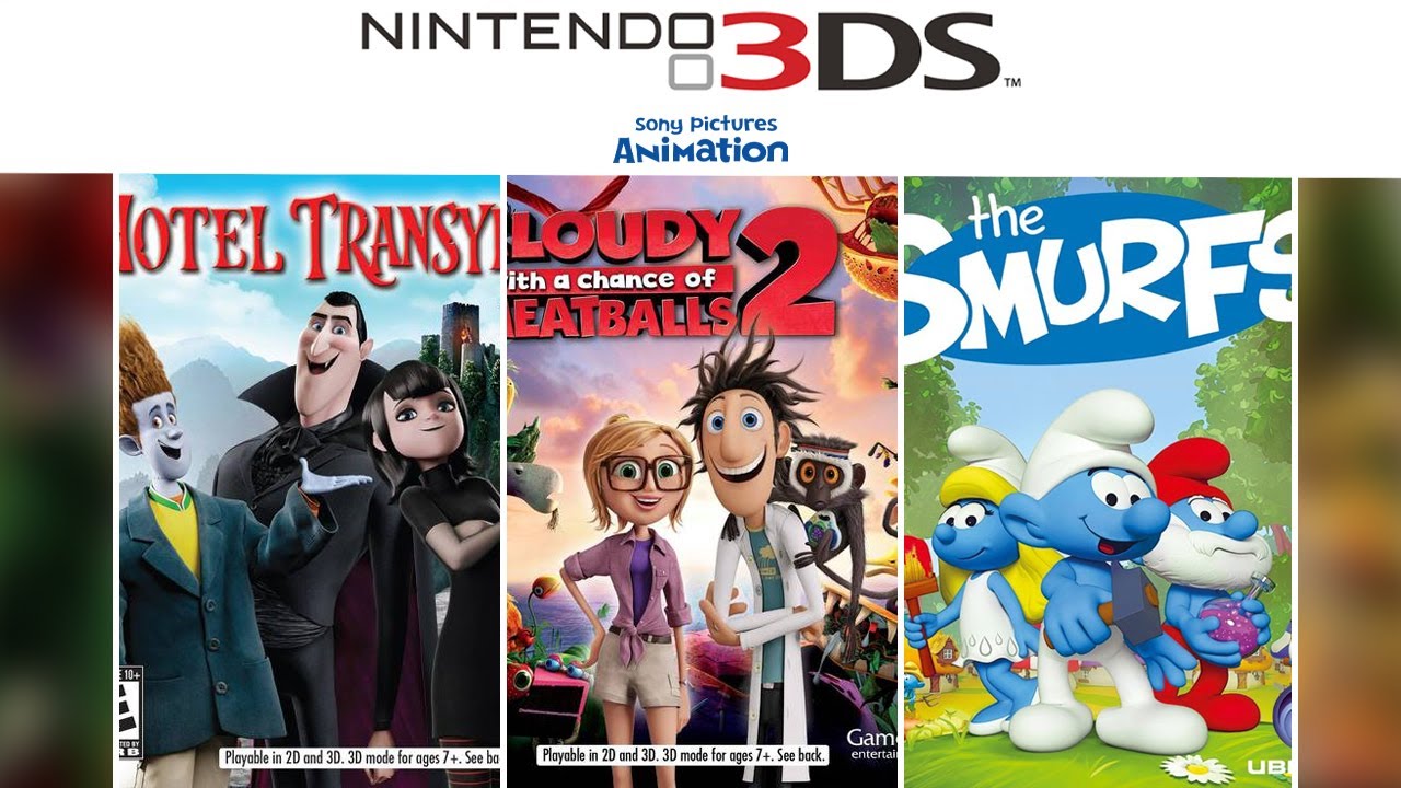 Sony Pictures Animation Games for 3DS - YouTube